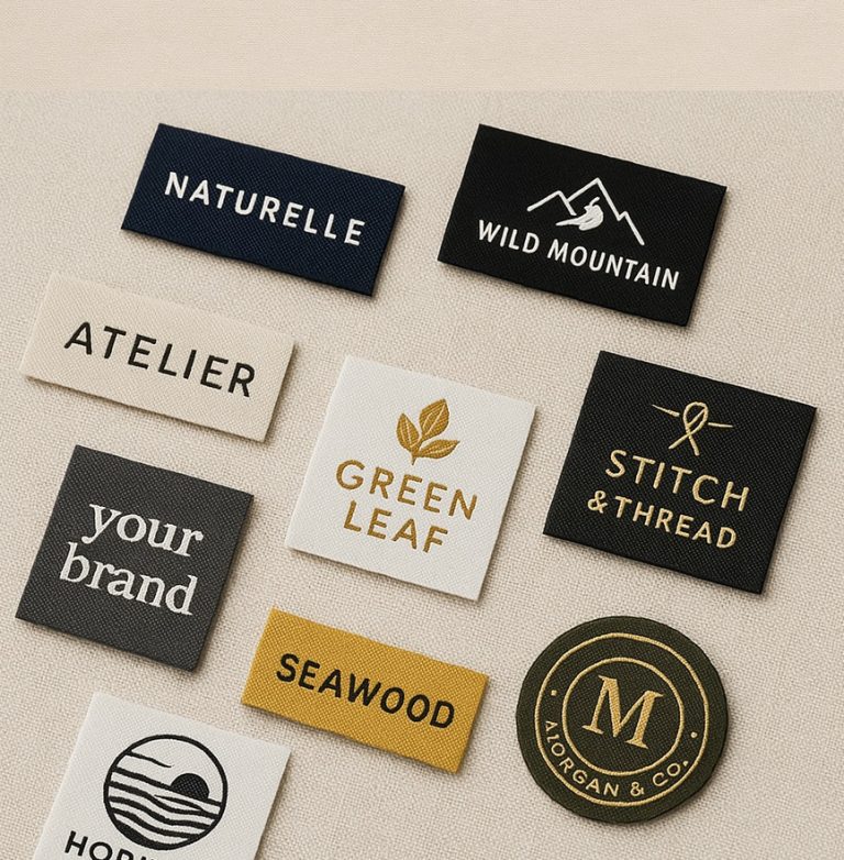 Woven Label Design Variety – Logos and Colors - Rapid Tag & Label